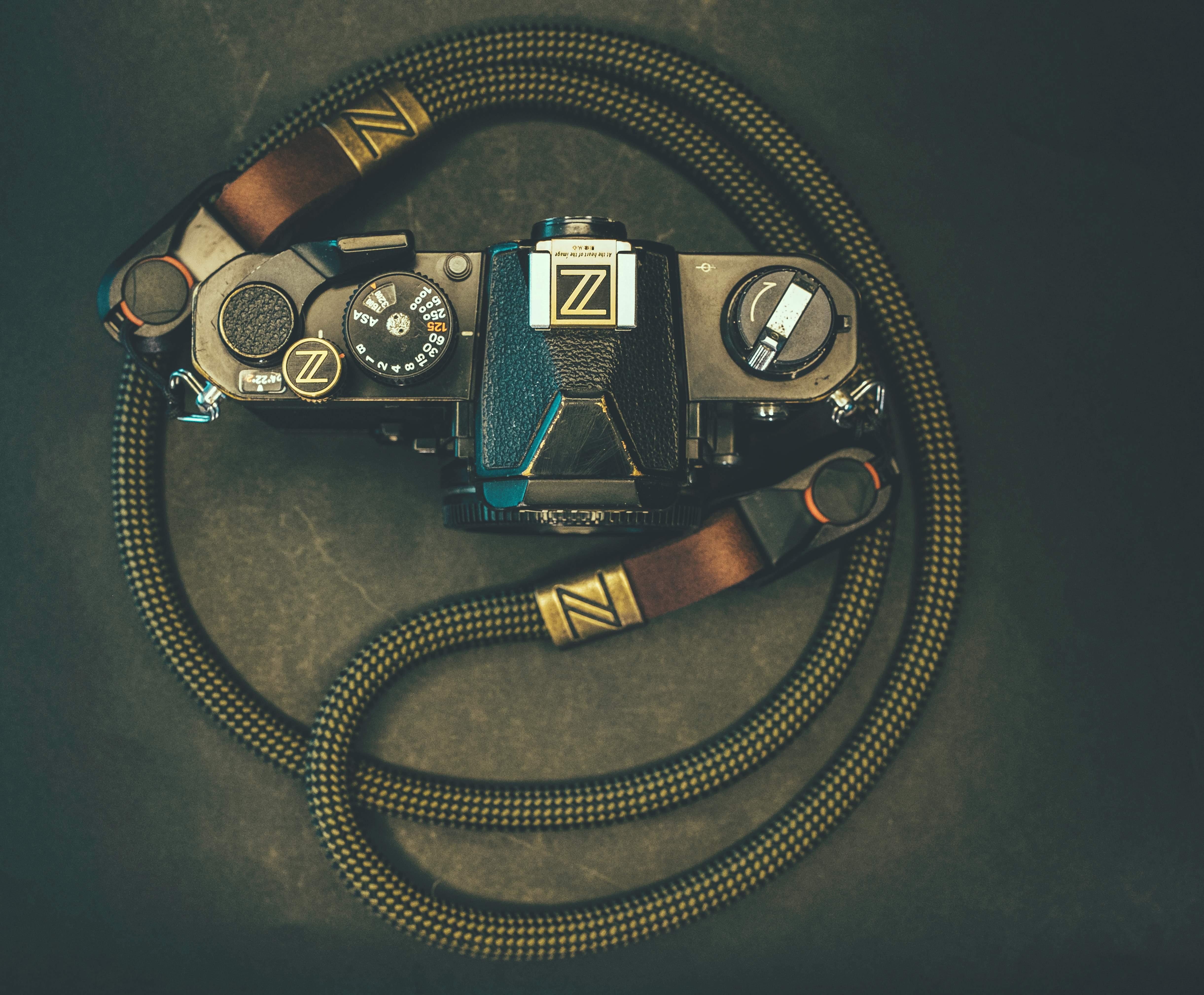 Personalized Bronze Z Straps – Hyperion Handmade Camera Straps