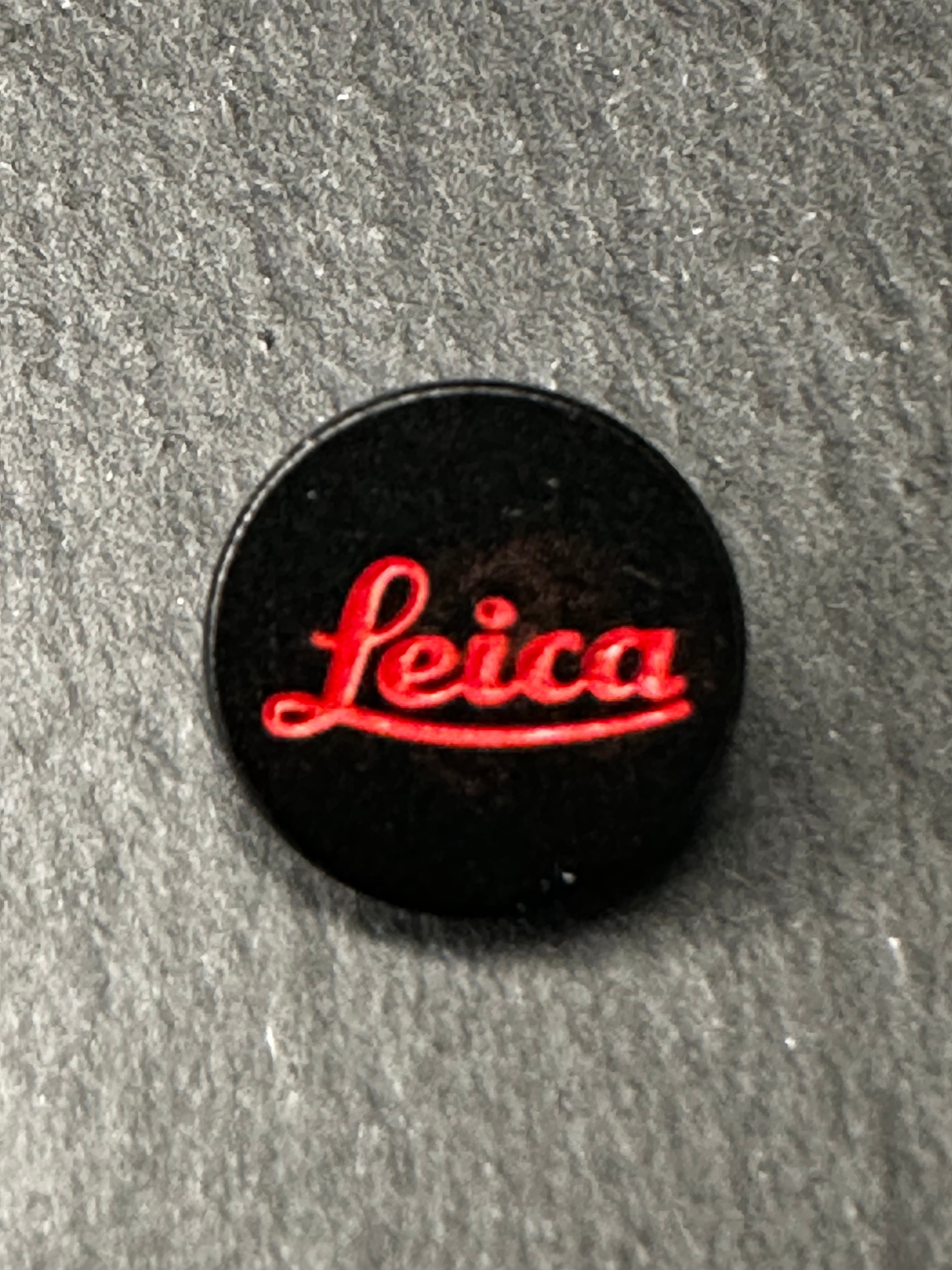 Black Red Leica Soft Release Button – Hyperion Handmade Camera Straps